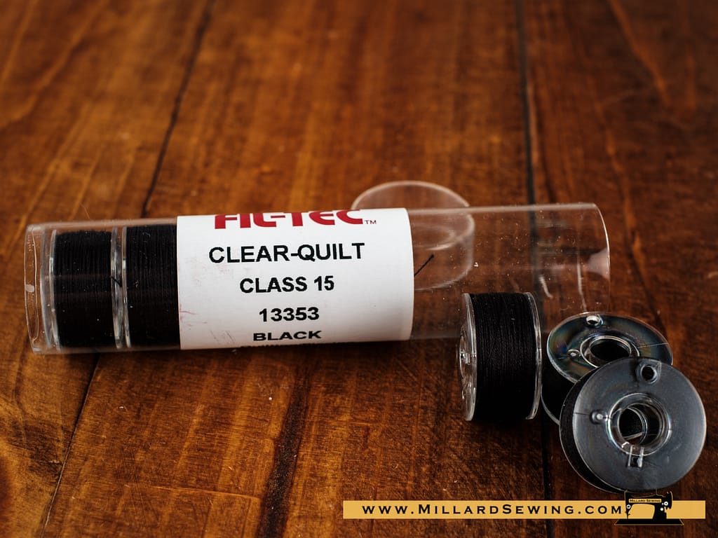 Bobbin, Clear Quilt (Cotton), Pre-Wound Plastic 15 Class by Fil-Tec 8 ...
