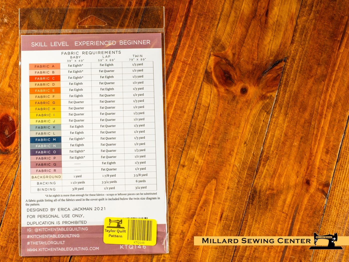 The Taylor Quilt by Kitchen Table Quilting – Millard Sewing Center