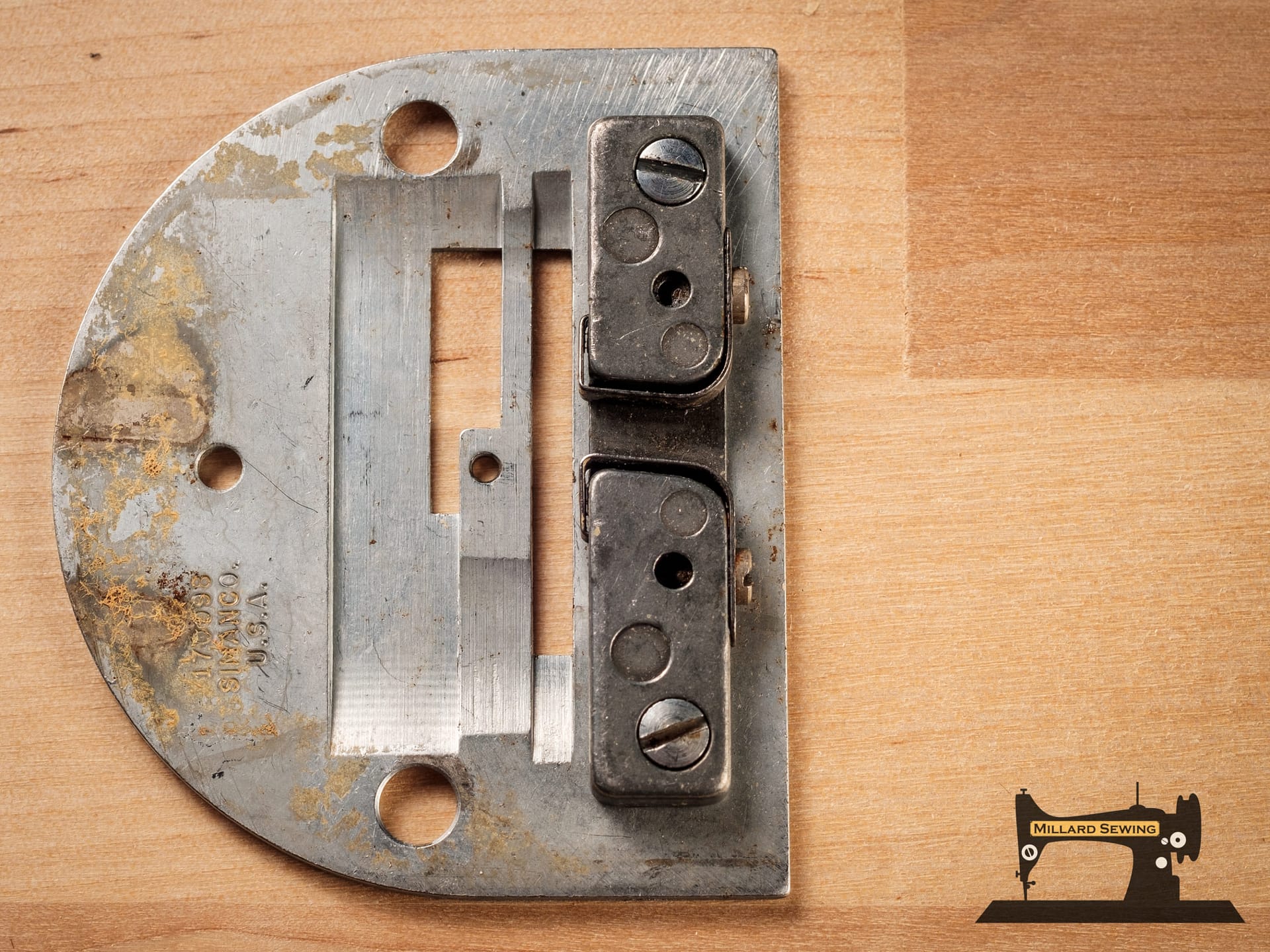 Needle Plate, Graduated for Singer 221, 222, & 301 Sewing Machines ...
