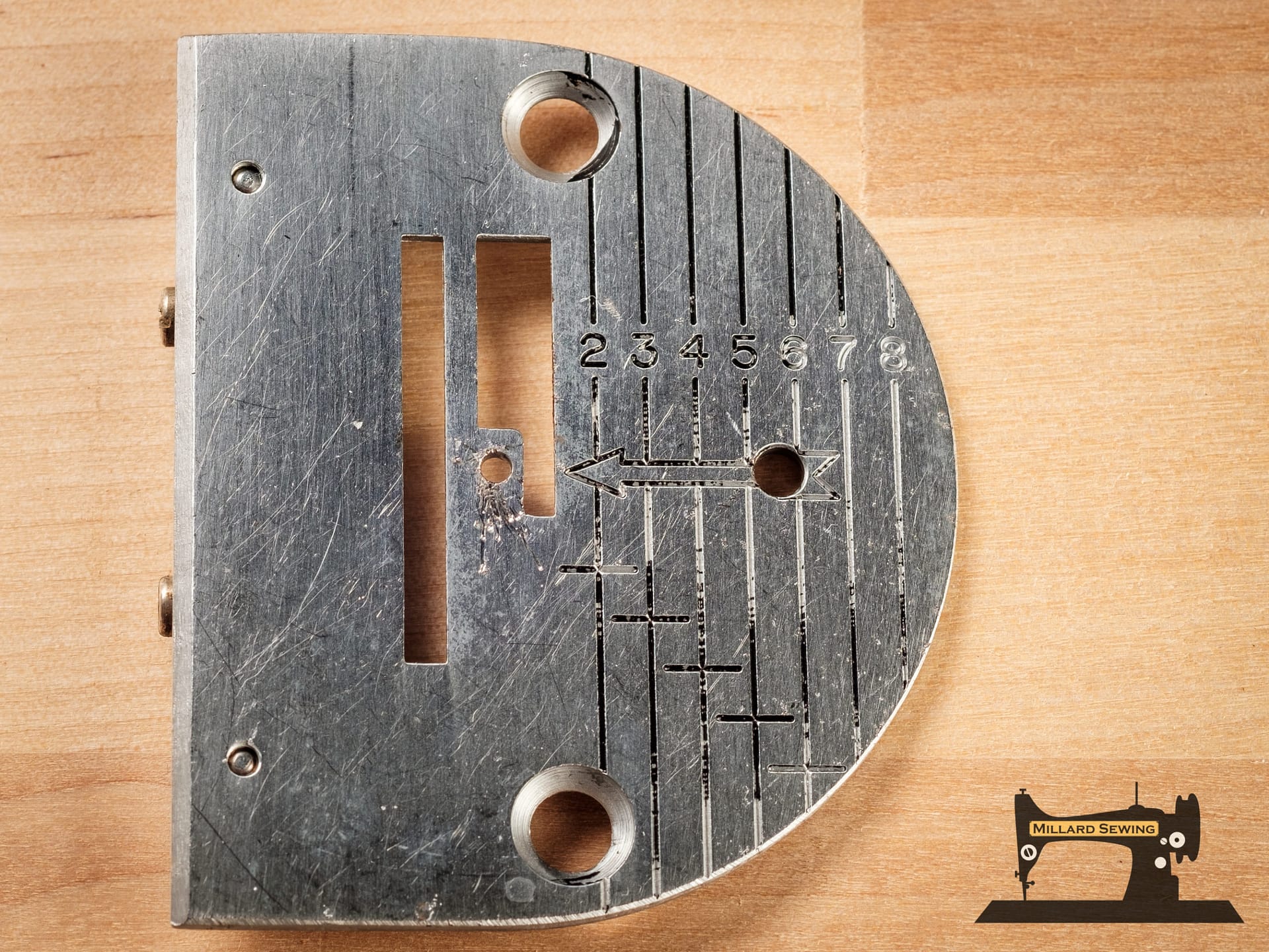 Needle Plate, Graduated for Singer 221, 222, & 301 Sewing Machines ...