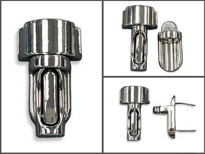 Thumb Lock Slim 3/4″ in Nickel by Simply Classic – Millard Sewing Center