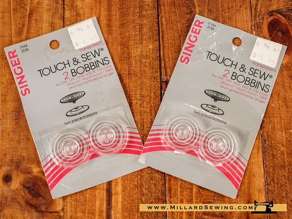 Bobbin, Plastic for Singer Touch & Sew and Similar – Millard Sewing Center